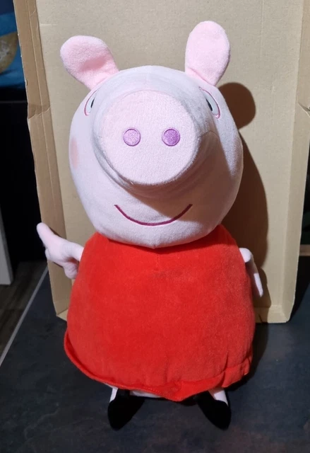 TALKING PEPPA Pig Plush Peppa Pig Friend Soft Toy 16 inches tall £6.99 ...