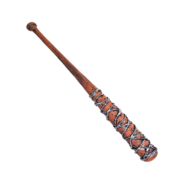 FAKE BASEBALL BAT Halloween Prop PU Foam Barbed Wire Bat for Party ...