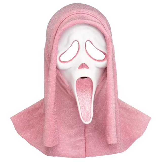 GHOSTFACE PINK GLITTER Mask Scream Fun World Ghost Face Stab TIKTOK ...