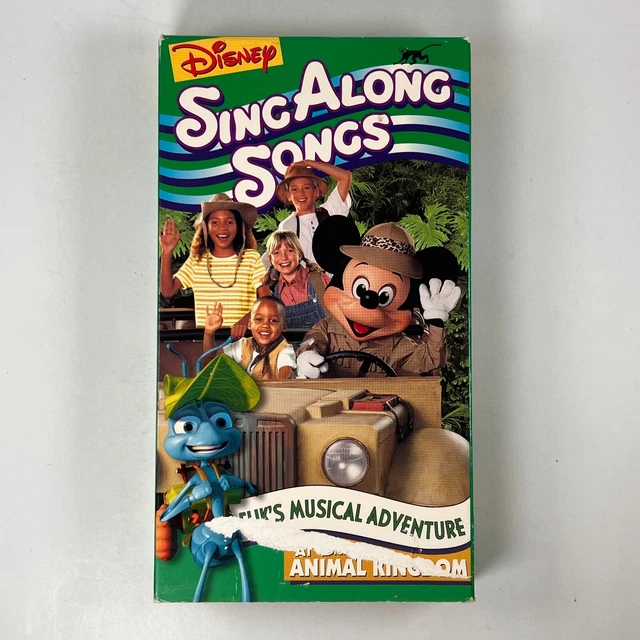 DISNEY SING ALONG Songs - Flik's Musical Adventure, Animal Kingdom (VHS ...