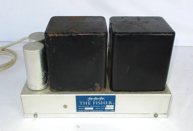 VINTAGE THE FISHER 1954 Model 70-A Tube Amplifier - 5881 5V4 12AU7 ...