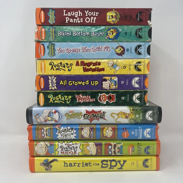 LOT OF 5 VHS Tapes 90s Nickelodeon Rugrats VHS w/ Cases EUR 13,30 ...