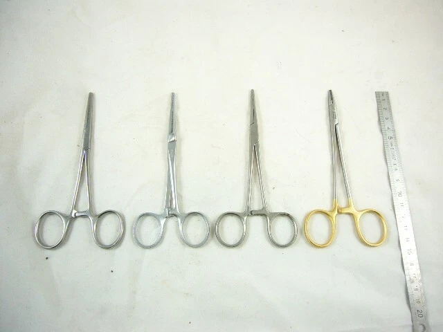 LOT DE 4 pinces clamp type médical department Us Ww2 Jeep Willys Ford ...