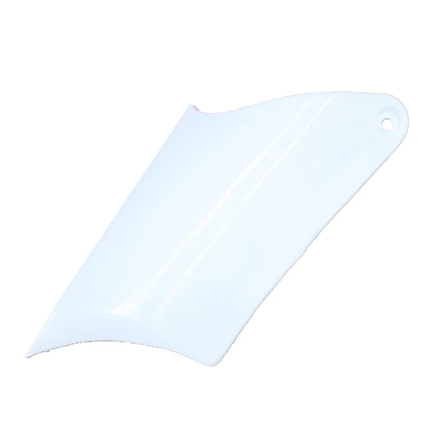 WHITE PLASTIC REAR LEFT Side Number Guard Fender APOLLO ORION PIT PRO ...