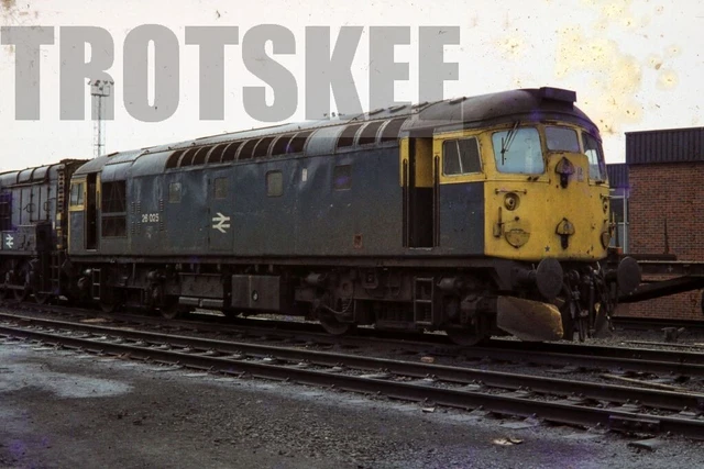 35MM SLIDE BR British Railways Diesel Loco Class 26 26025 Eastfield ...