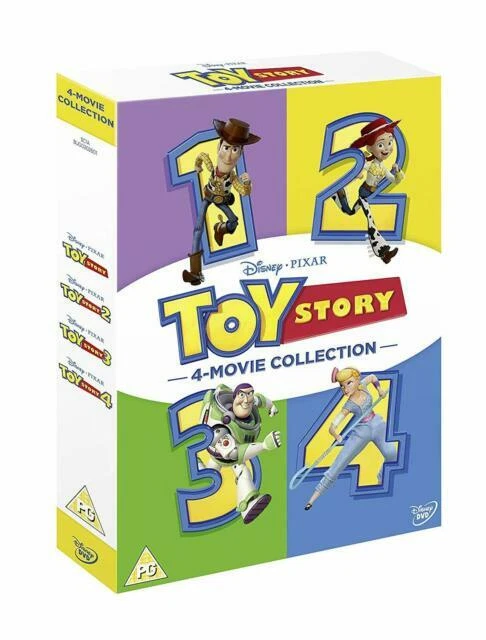 TOY STORY: 4-MOVIE Collection DVD (2019) John Lasseter, Cooley (DIR ...