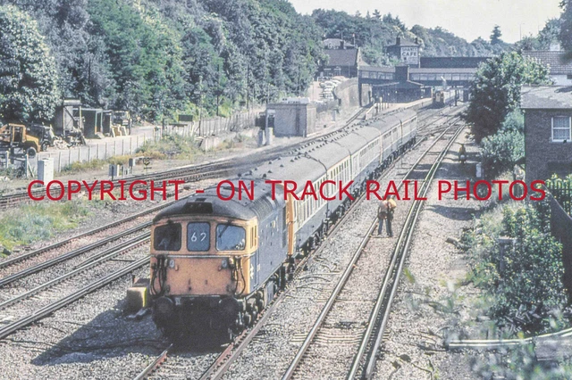 UK RAILWAY PHOTOGRAPH Of Class 33 33103. Rm33-444 £1.70 - PicClick UK