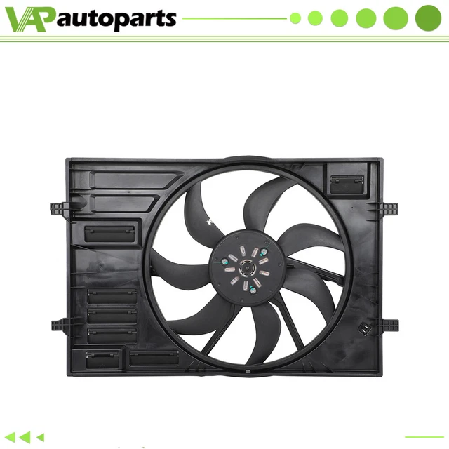 RADIATOR COOLING FAN Assembly For AUDI A3 S3 VOLKSWAGEN E-GOLF GOLF GTI ...