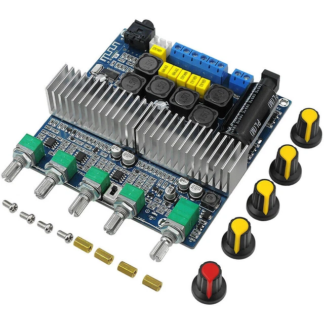 BLUETOOTH 5.0 TPA3116D2 Digital 2.1 Audio Amplifier Board 100W+50W+50W DC 12H XL $32.14 ...
