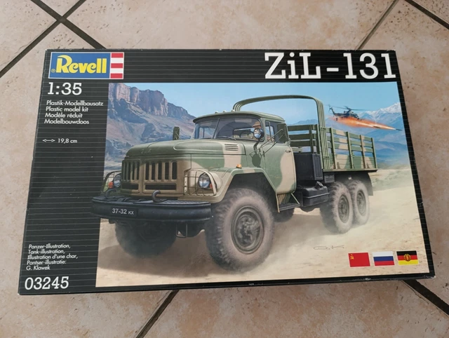 REVELL ZIL-131 / Zil131 Russischer LKW Militär Bausatz Model Kit 1:35 ...
