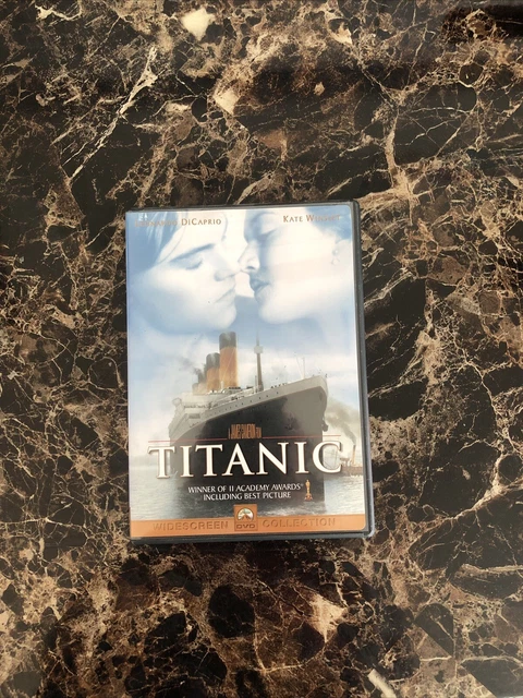 TITANIC DVD LEONARDO DiCaprio & Kate Winslet Widescreen Collection ...