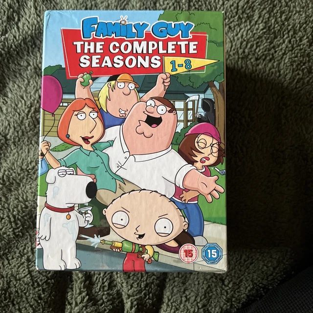 FAMILY GUY DVD Series 1-8 With Extra Uncovered DVD With Unreleased ...