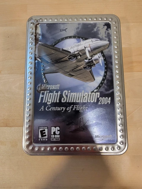 MICROSOFT FLIGHT SIMULATOR 2004: A Century of Flight - PC Small Box Tin ...
