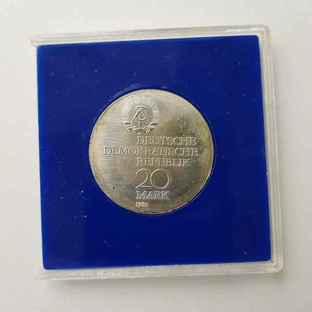 DDR 20 MARK Sondermünze Ernst Abbe EUR 40,00 - PicClick DE