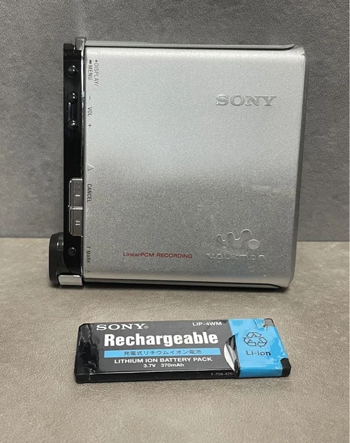 SONY MZ-RH1 HI-MD Walkman Portable MD Player Linear PCM Recorder Used ...