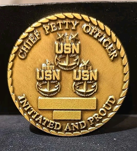 US NAVY CHIEF Petty Officer Initiation Challenge Coin $19.95 - PicClick