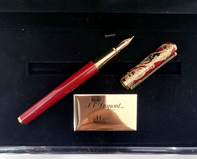 RARE ST DUPONT Neo-Classique Limited EditioGoat Fountain Pen 141197 18k ...