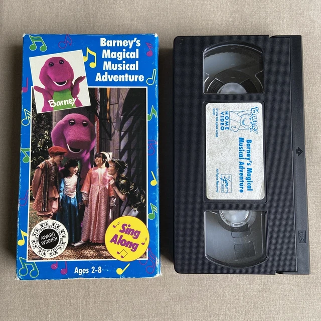 BARNEY’S MAGICAL MUSICAL Adventure (VHS 1992) Barney Sing-Along 12 Song ...