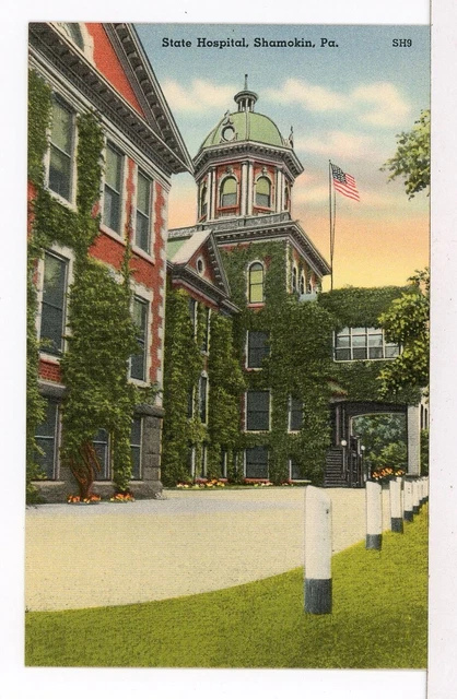 THE STATE HOSPITAL, Shamokin PA 1930 - 1945 PA Postcard £5.42 - PicClick UK