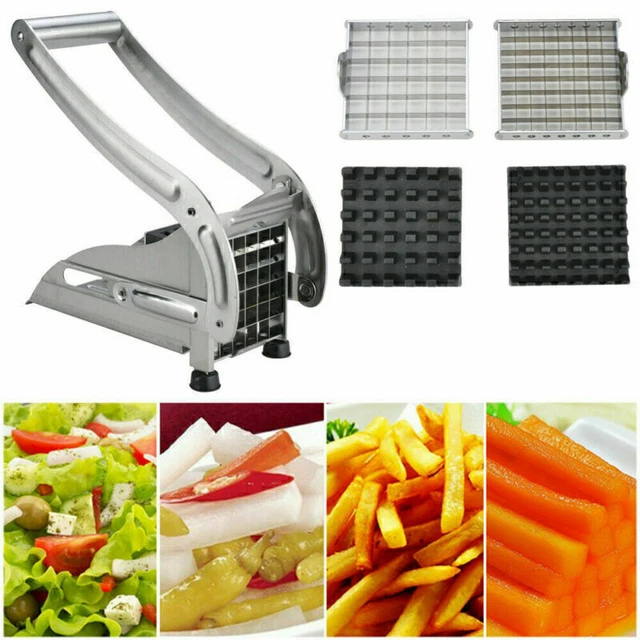 POTATO CHIPPER FRENCH Fries Slicer Chip Cutter Chopper Maker Slicer £18 ...