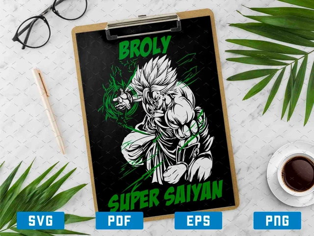 BROLY SVG, SUPER Saiyan Svg, Dragon Ball Svg, Anime Svg, Vector Svg EUR ...