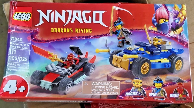 LEGO NINJAGO ROGUE vs. Drix Race Car Duel Building Toy 71840 4+ $42.48 ...