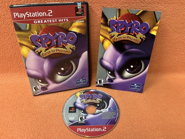 SPYRO ENTER DRAGONFLY Sony PlayStation 2 PS2 Game Greatest Hits ...