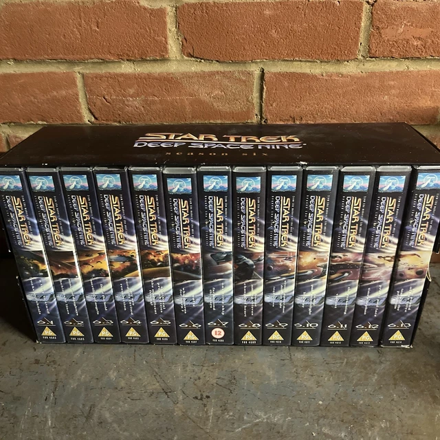 STAR TREK DEEP Space Nine VHS tapes Full Season 6 Rare complete Box Set ...