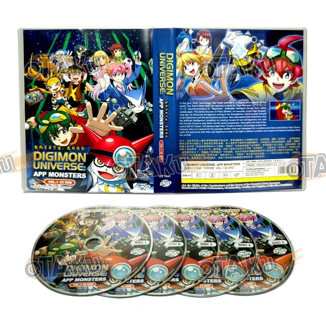 DIGIMON UNIVERSE : App Monsters - Anime Tv Series Dvd (1-52 Eps) Ship ...