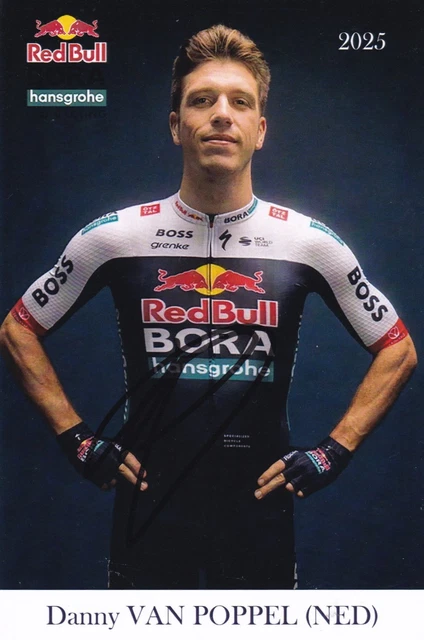 AUTOGRAMMKARTE,TEAM RED BULL-BORA-HANSGROHE 2025 ,TdF 2025,sig. Danny van Poppel EUR 3,00 ...