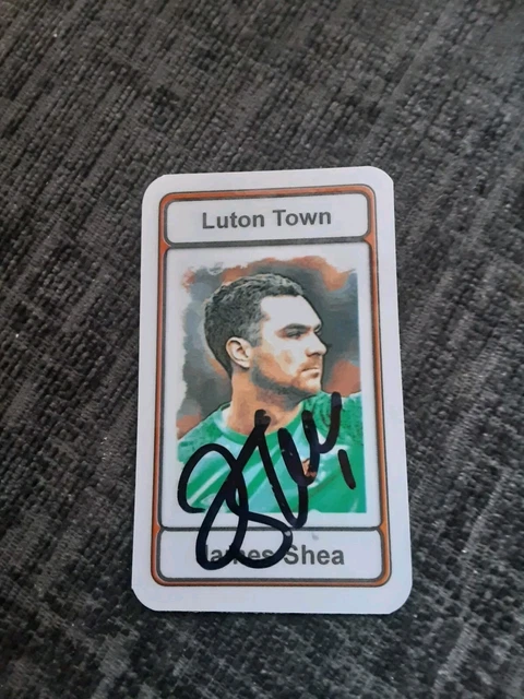 LUTON TOWN 2024/25 - James Shea Signed Shirtandclub Football Trading ...