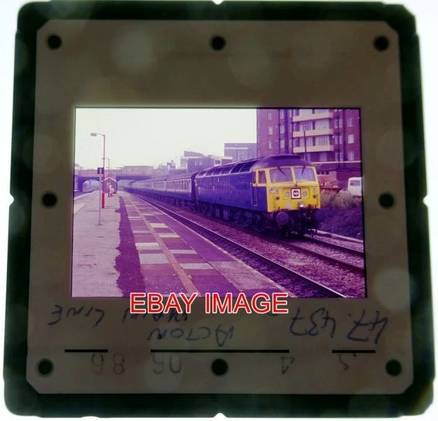 ORIGINAL SLIDE CLASS 47 Loco No 47437 On Acton Main Line £4.00 ...