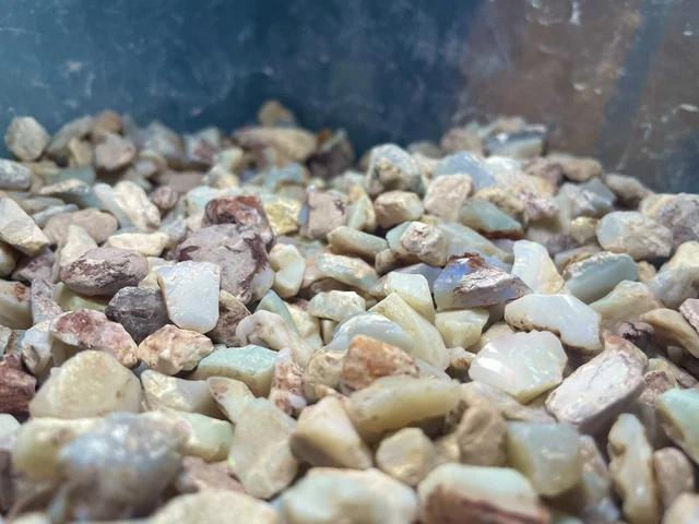 ROUGH COOBER PEDY opal parcels 100 grams potch and colour £12.14 ...