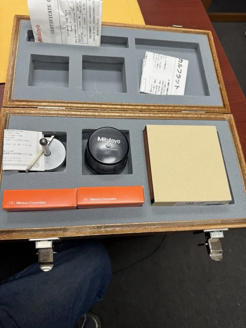 MITUTOYO ROUNDNESS TESTER Calibration Kit, Hemisphere, Optical Flat ...