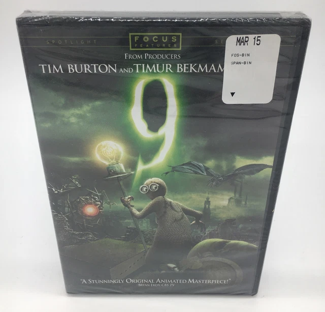 9 NINE DVD Tim Burton Focus Features NEW sealed $9.00 - PicClick