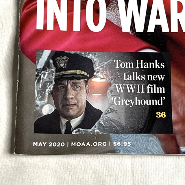 MILITARY OFFICER MAGAZINE MOAA Tom Hanks Greyhound WWII May 2020 £9.44 ...