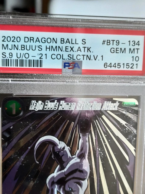 DRAGON BALL SUPER Majin Buu's Human Extinction Attack BT9-134 PSA 10 EUR 49,90 - PicClick FR