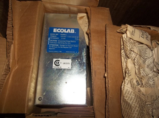 ECOLAB TRANSFORMER Model B25 Primary 220/440 Secondary 21 / 24vac £46. ...