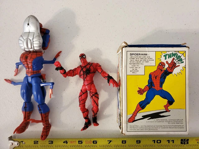 AMAZING SPIDER-MAN LOT Transformer Venom Avon Toothbrush holder Marvel ...