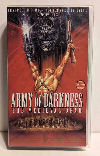 ARMY OF DARKNESS The Medieval Dead - VHS, 1994, Guild Home Video, Rare ...