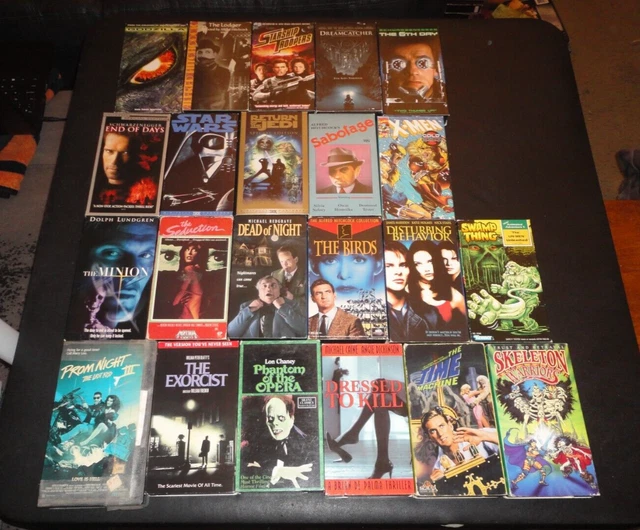 LOT VHS HORREUR (Lot VHS de 22) Gore Slasher Sci-Fi Animation Culte ...
