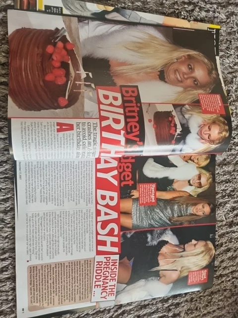 NEW WEEKLY MAGAZINE December 2007-Britney Spears $18.00 - PicClick AU
