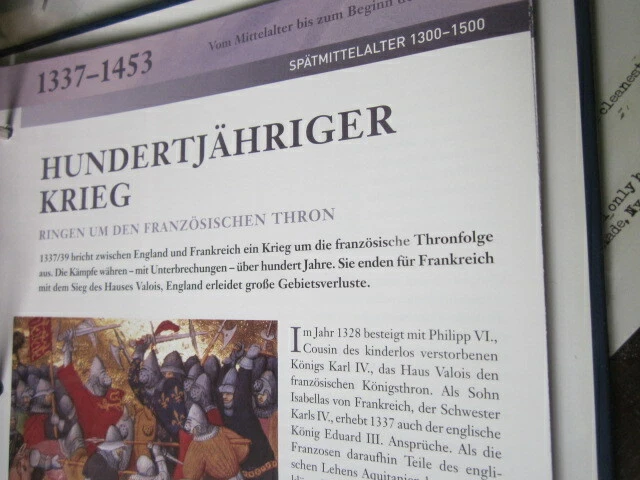 HISTORY OF EUROPE 476-1500 Late Middle Ages The Hundred Years' War 1337 ...