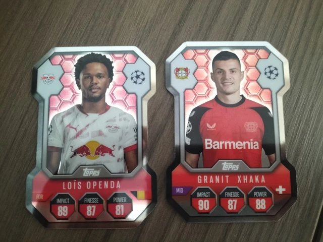 TOPPS MATCH ATTAX 2024/2025 N. 2 Cards Openda Xhaka Limited Edition EUR ...