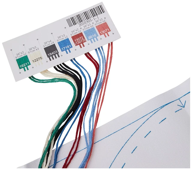 KREUZSTICH-SET INKL. VORLAGE, Nadel und Anleitung, Home and Heart EUR ...