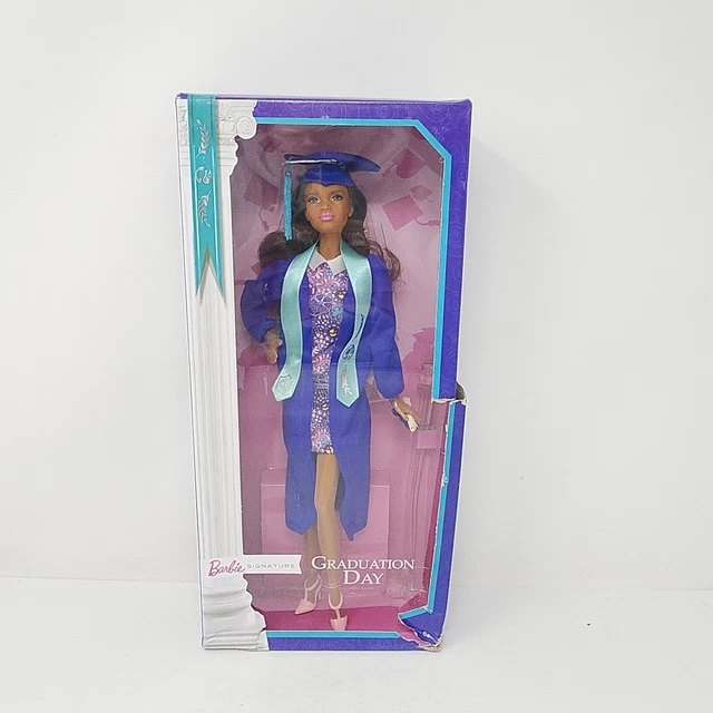 BARBIE SIGNATURE GRADUATION Day Doll African American AA 2017 Mattel ...