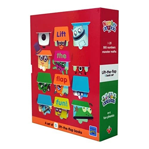 NUMBERBLOCKS & ALPHABLOCKS Lift-the-Flap Box Set - Numbers 1 to 100 ...