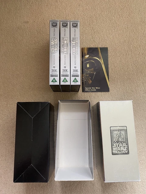 STAR WARS TRILOGY Special Edition Silver Box VHS Video Tapes THX 1997, NEW other £8.99 - PicClick UK