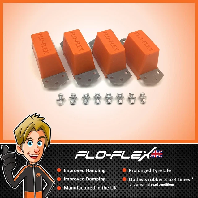 LAND ROVER DEFENDER 90 Paliers Suspension 1994-98 Acier Plaqué Ext ...