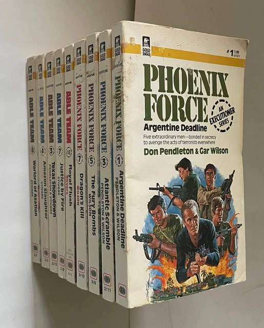 AN EXECUTIONER SERIES VTG 1980’s Phoenix Force Able Team Mixed PB 9 ...